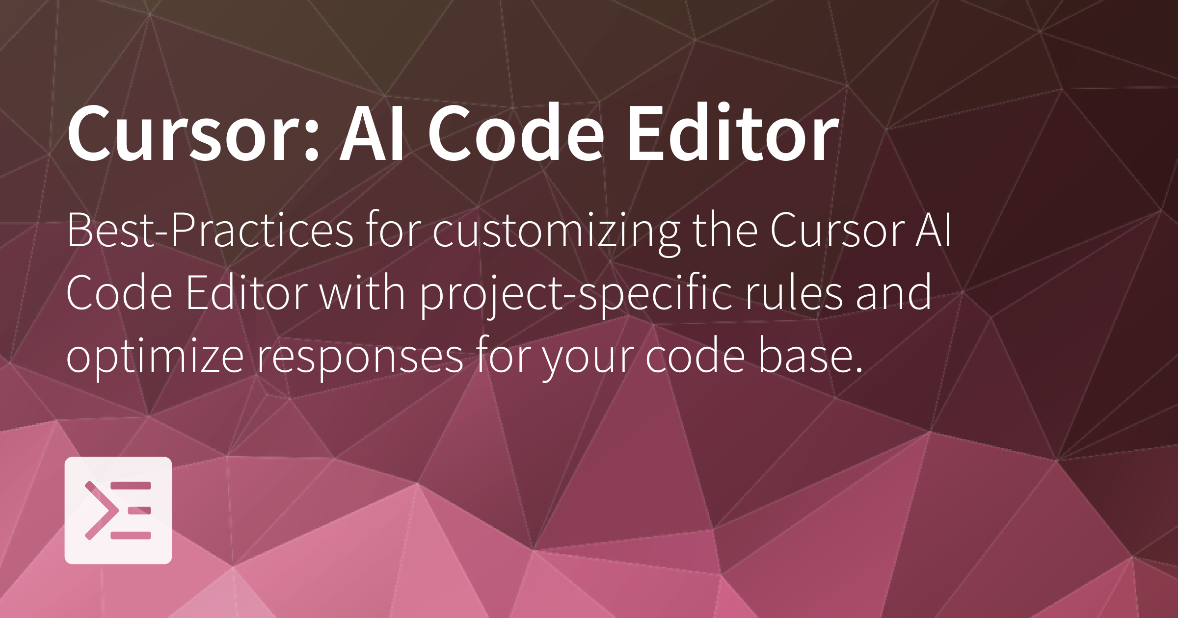 Cursor: Rules for AI Code Editor | Sebastian Müller, Hamburg - sbstjn.com