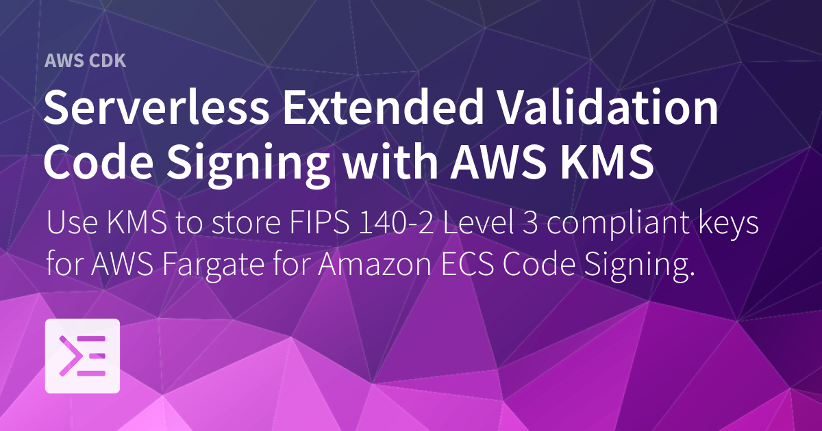 AWS: Serverless Extended Validation (EV) Code-Signing with KMS | Sebastian Müller, Hamburg ...